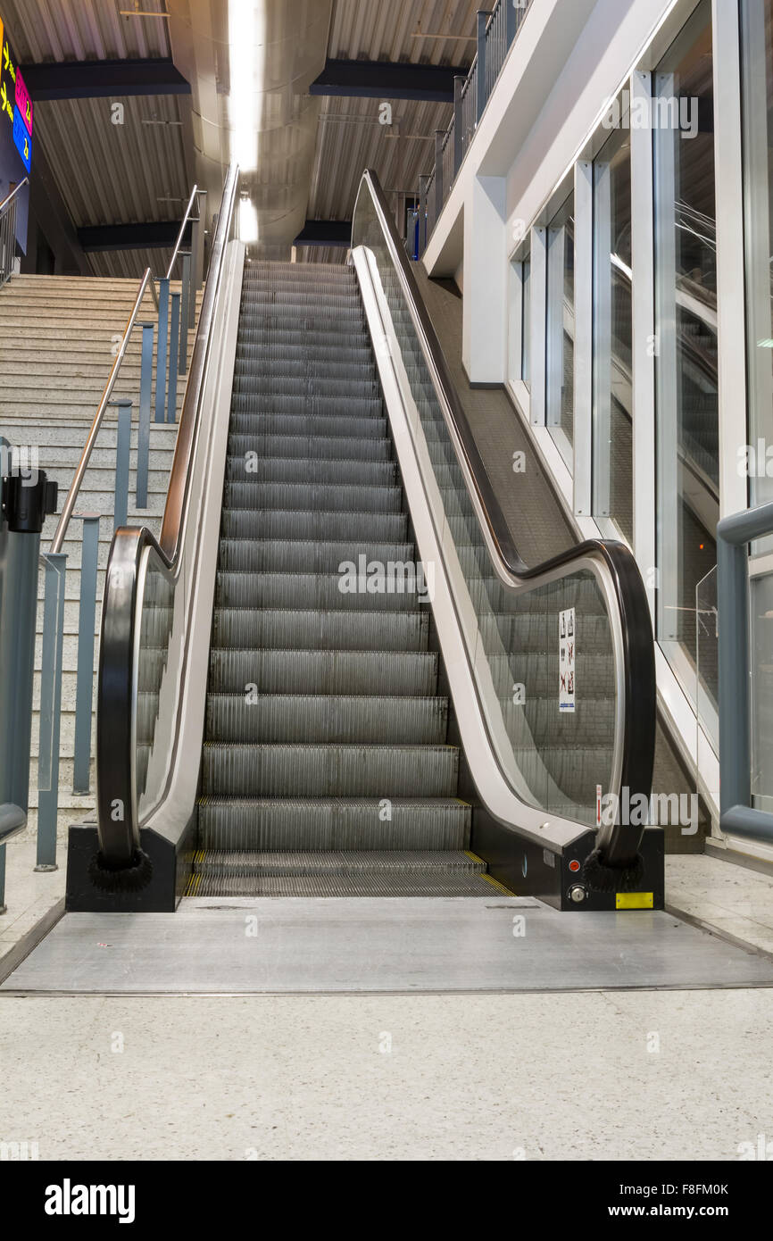 at the station have several escalators for each peron Stock Photo - Alamy