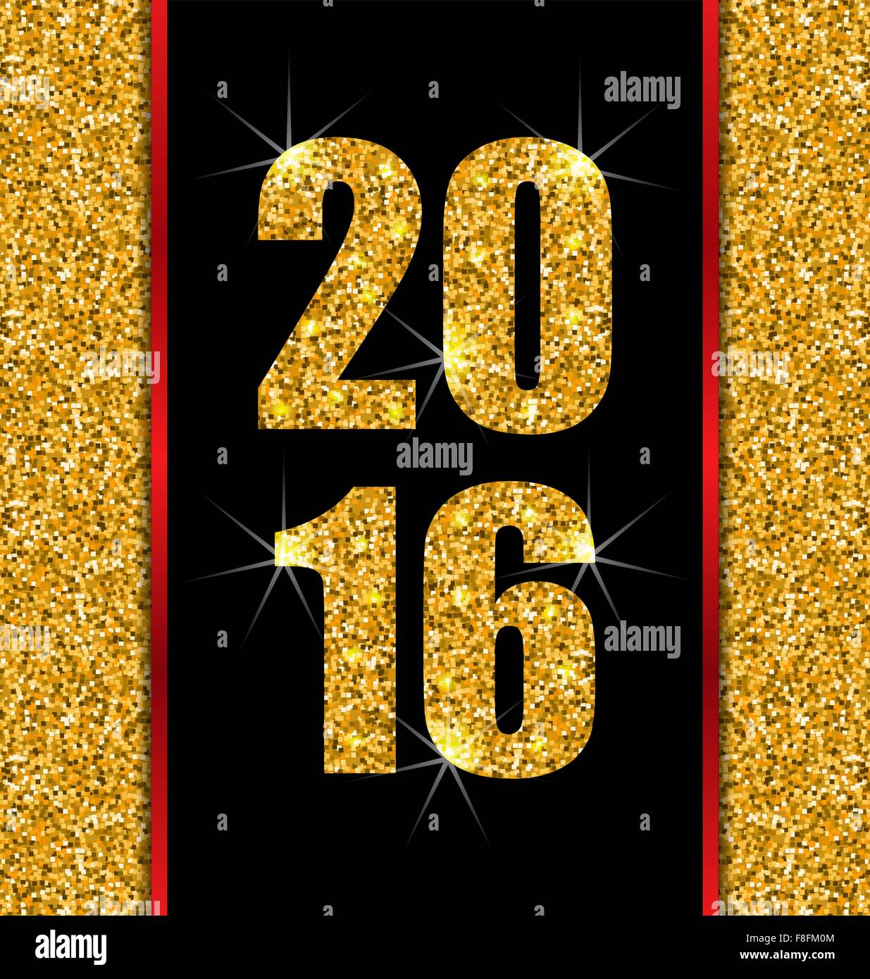 Happy New Year 2016 Stock Vector Image & Art - Alamy