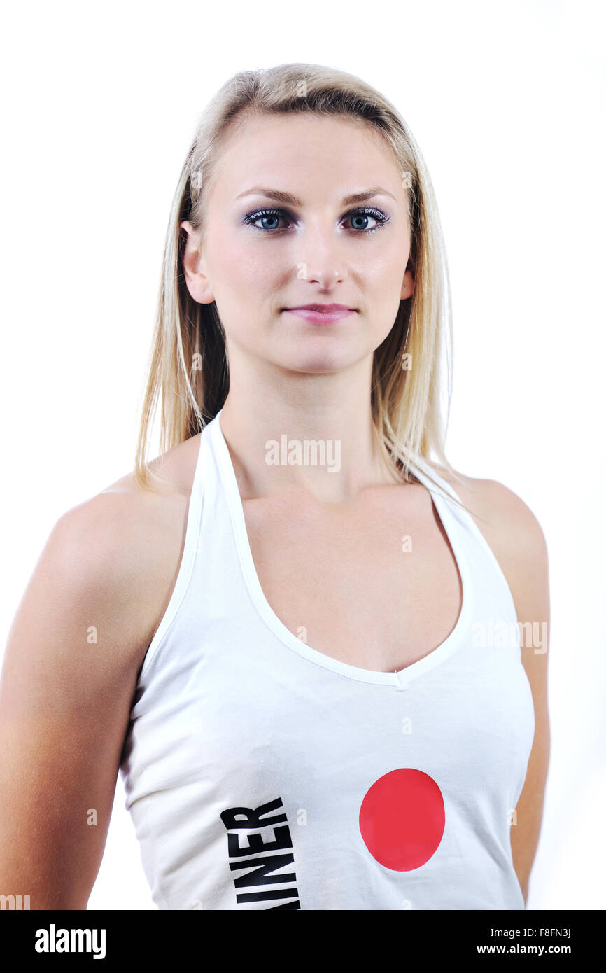 woman exercise fitness and get nice fit shape in fitness sport club ...