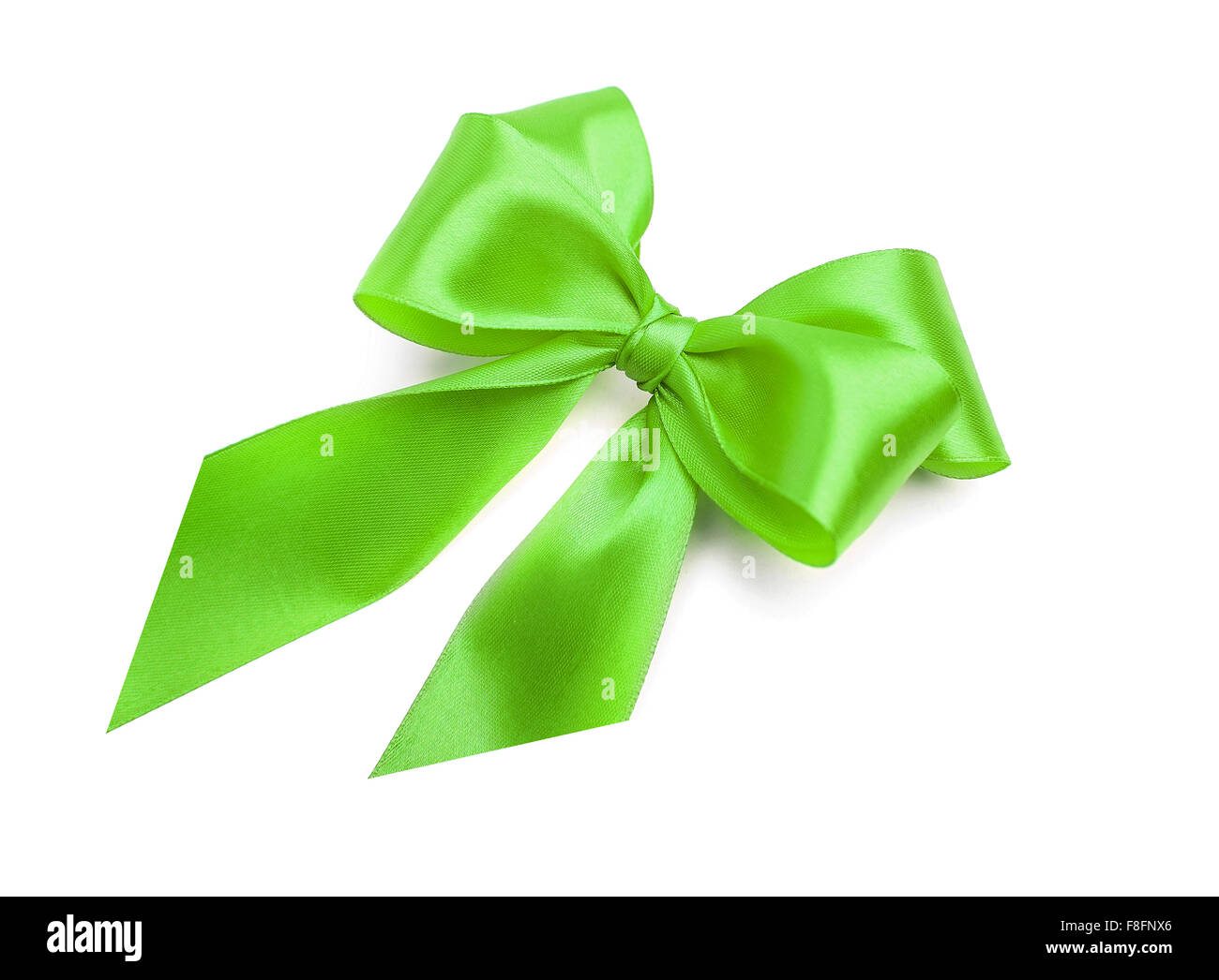 Big green ribbon bow isolated hi-res stock photography and images - Alamy