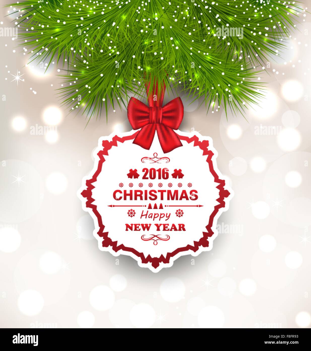 Christmas composition gift new Stock Vector Images - Alamy