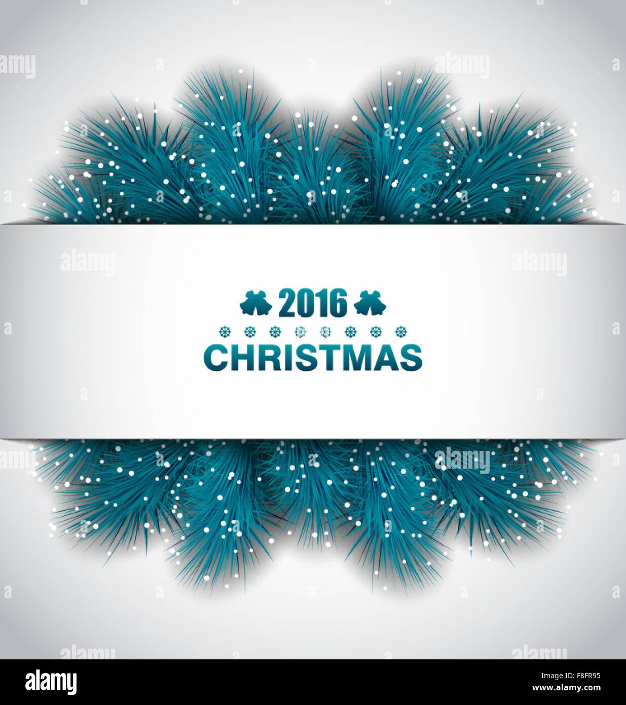 Christmas tree background merry blue Stock Vector Images - Alamy