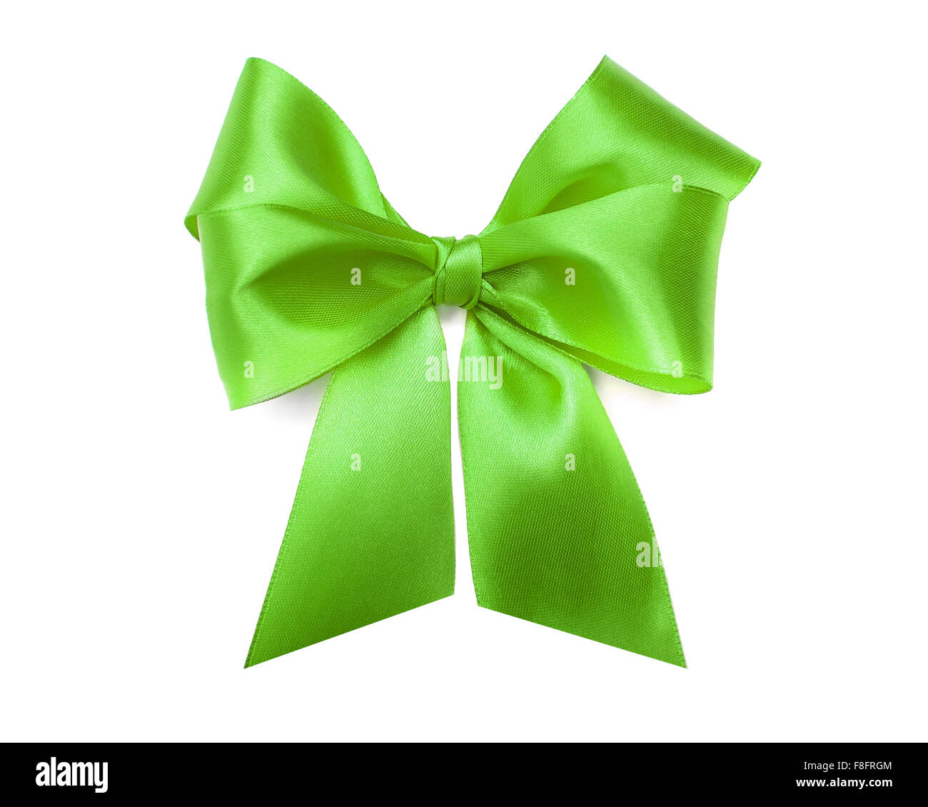 Big green ribbon bow isolated hi-res stock photography and images - Alamy