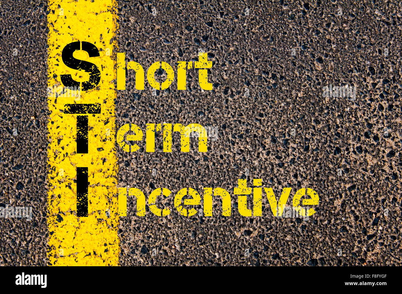 Concept image of Accounting Business Acronym STI Short Term Incentive ...