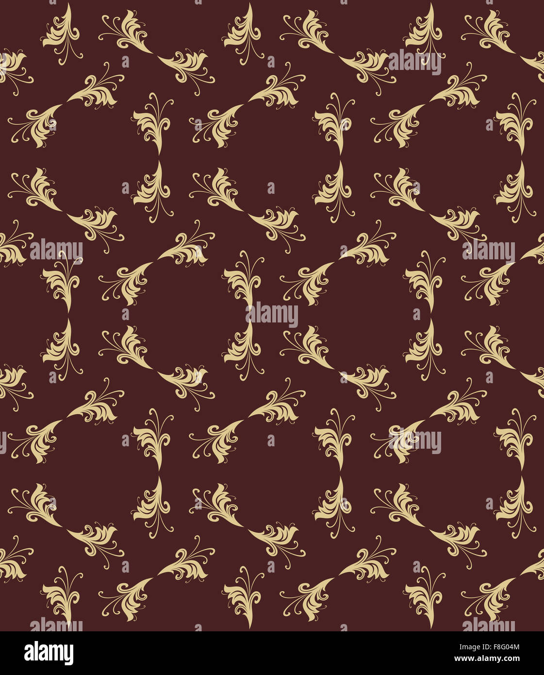 Floral Fine Seamless Pattern Stock Photo - Alamy
