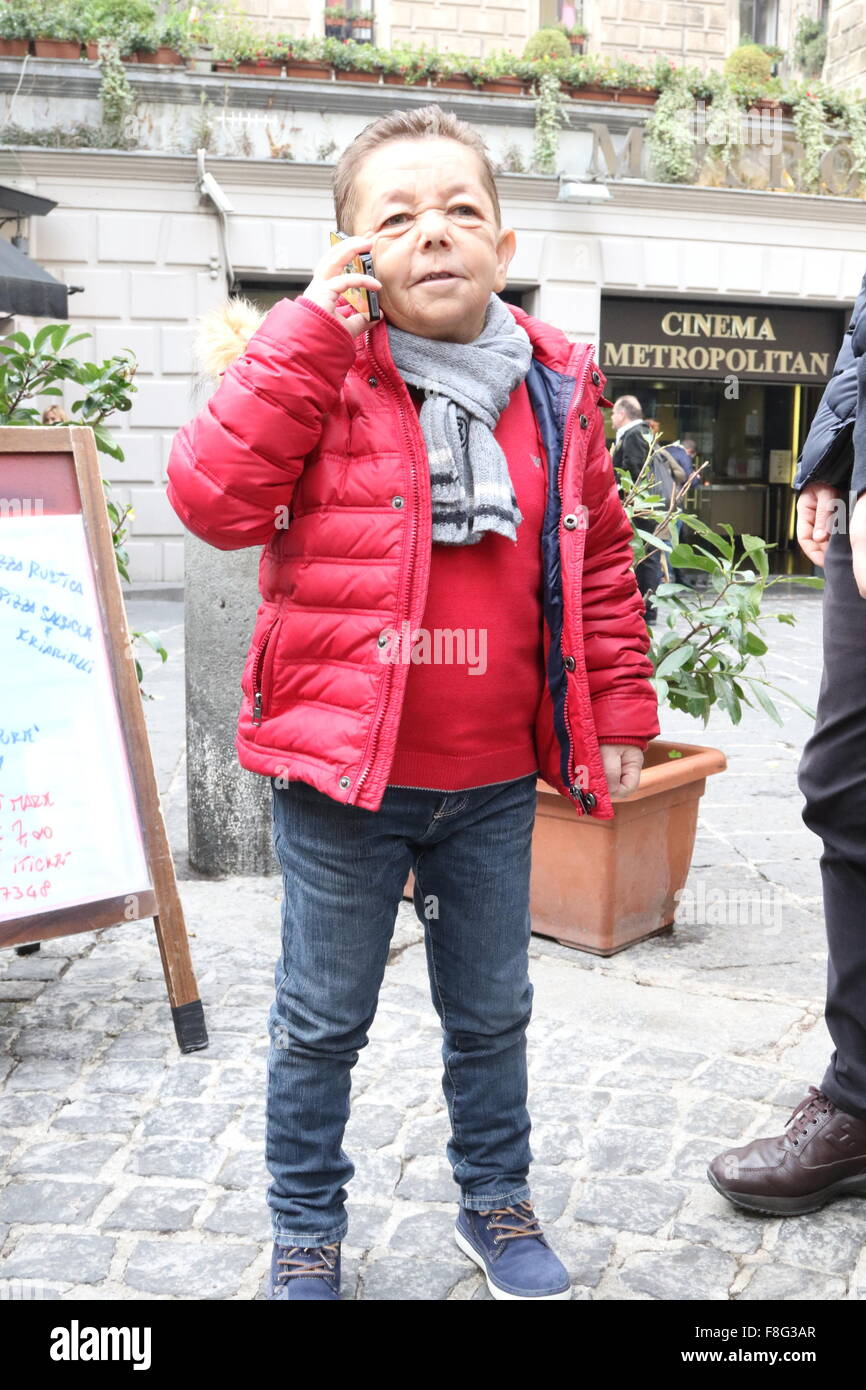 Naples, Italy. 09th Dec, 2015. Davide Marotta during the photocall of ...