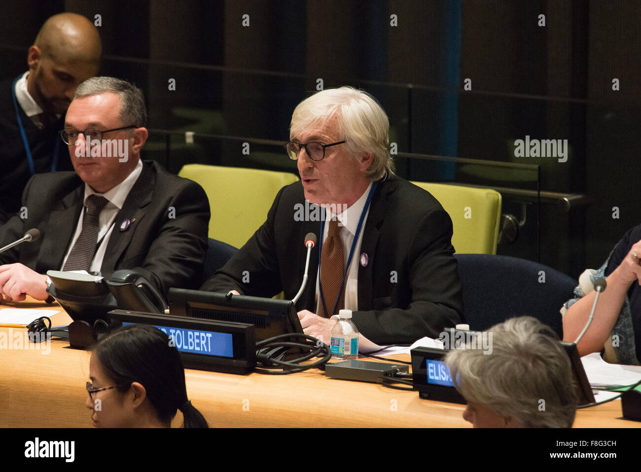 New York, United States. 09th Dec, 2015. David Tolbert, President of ...