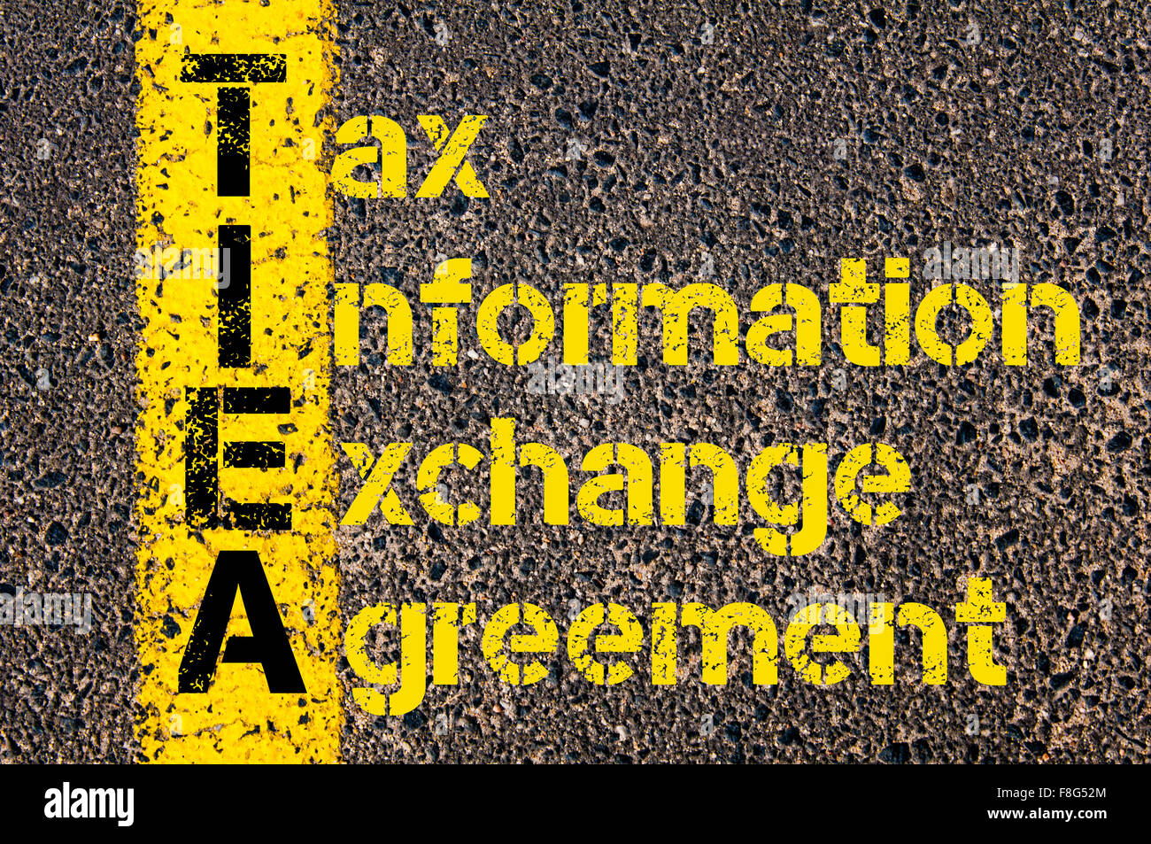 Concept image of Accounting Business Acronym TIEA Tax Information ...
