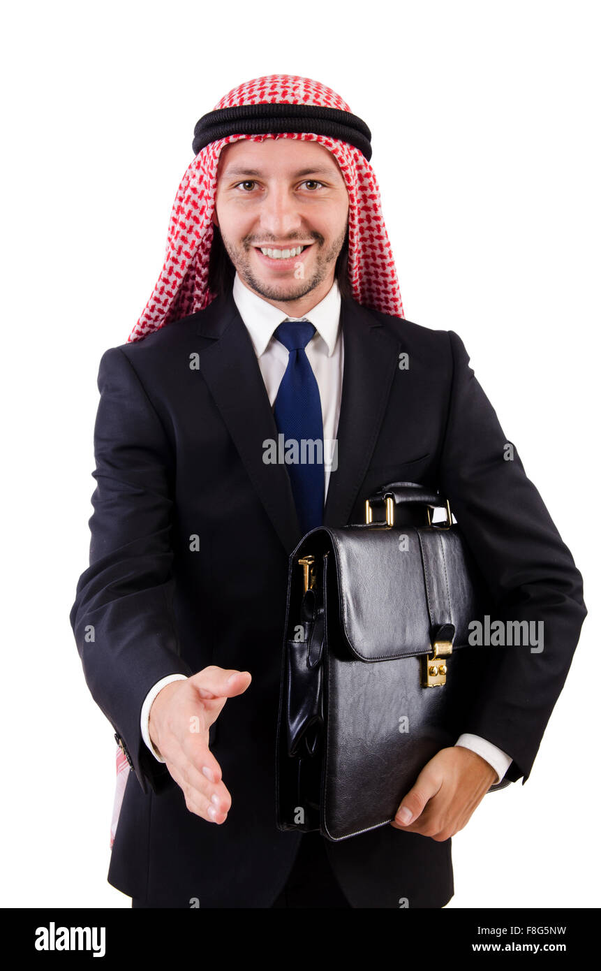 Arab man in diversity concept Stock Photo - Alamy