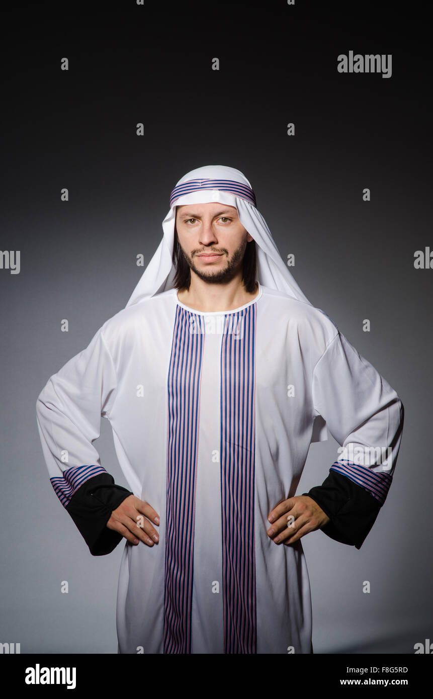 Arab man in diversity concept Stock Photo - Alamy