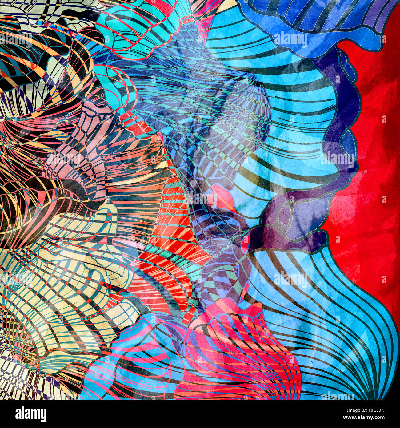 Beautiful vector illustration of colorful abstract background Stock ...