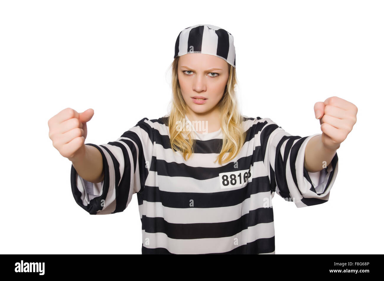 Funny prison inmate in concept Stock Photo - Alamy
