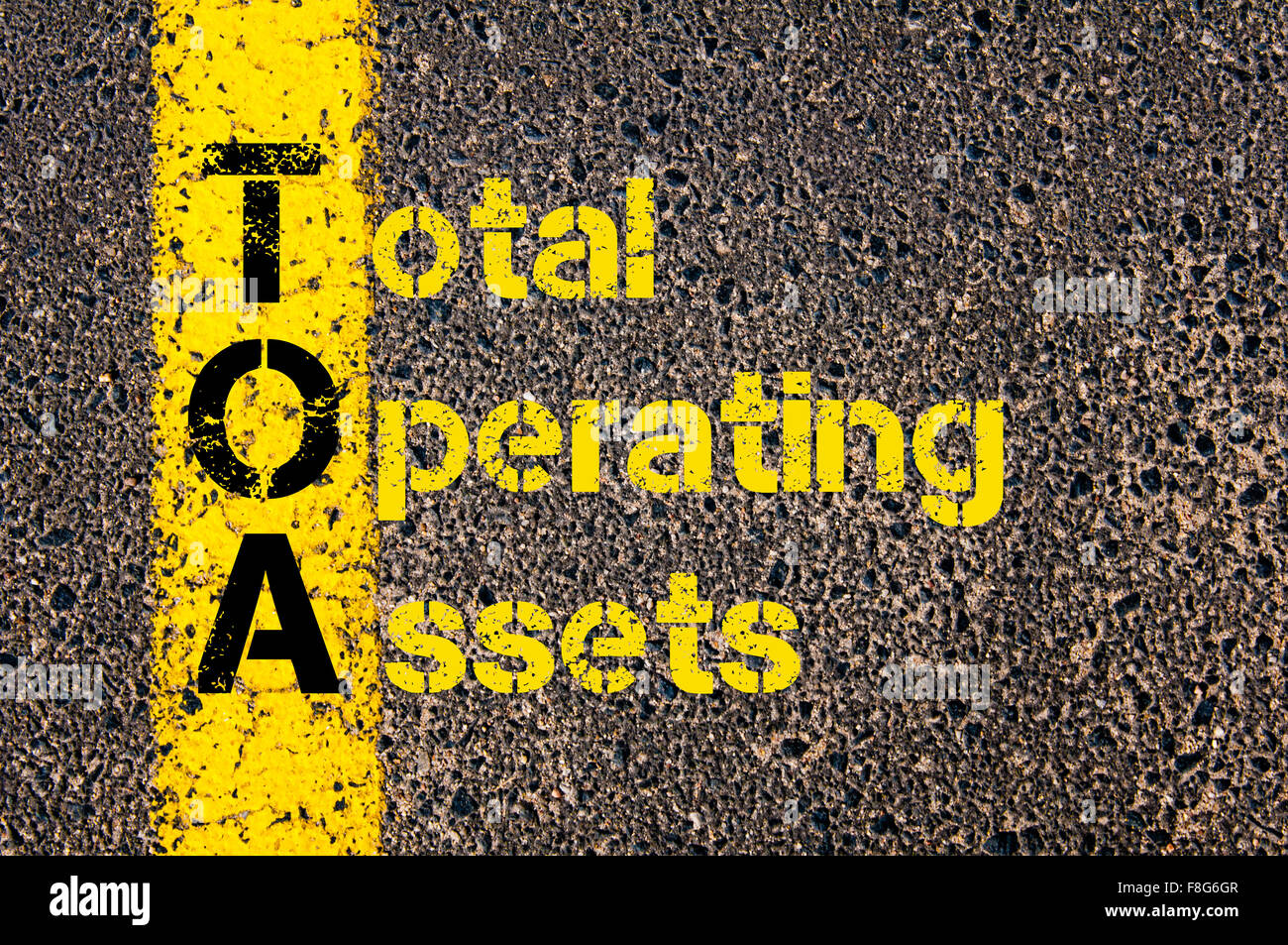 Concept image of Accounting Business Acronym TOA Total Operating Assets ...