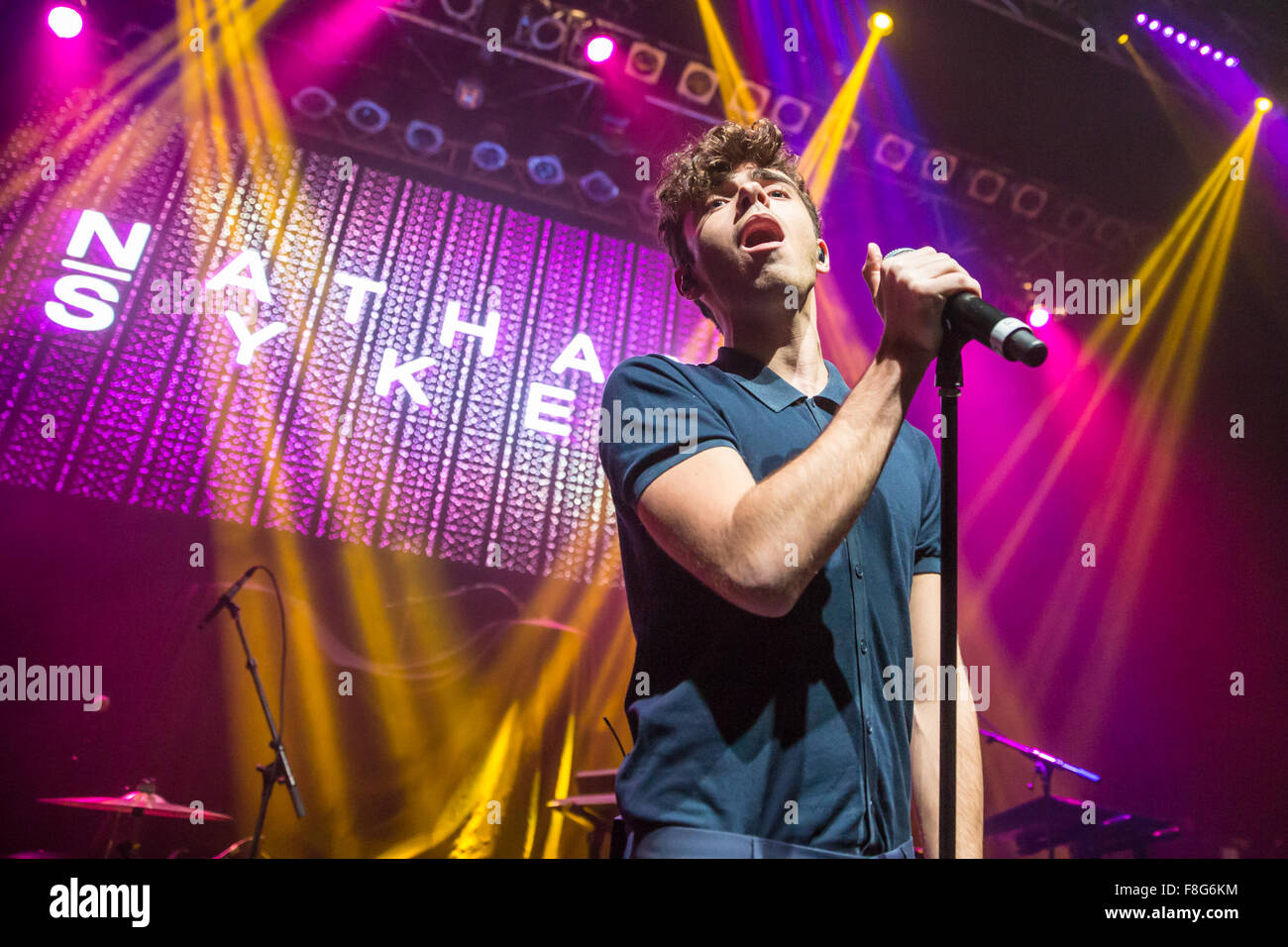 Detroit, Michigan, USA. 8th Dec, 2015. NATHAN SYKES performs on Amp ...