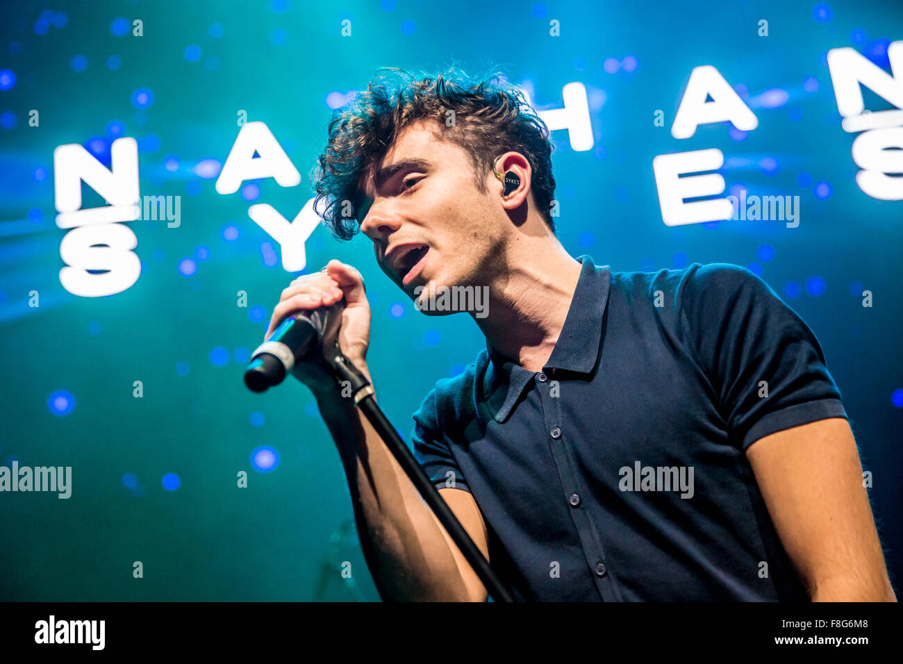 Detroit, Michigan, USA. 8th Dec, 2015. NATHAN SYKES performs on Amp ...