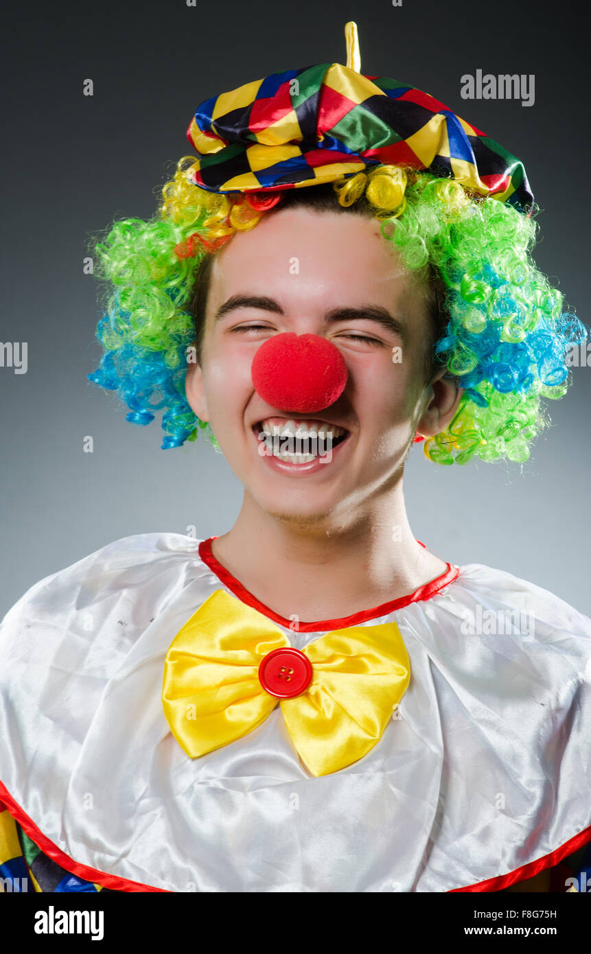 Funny clown in humor concept Stock Photo - Alamy