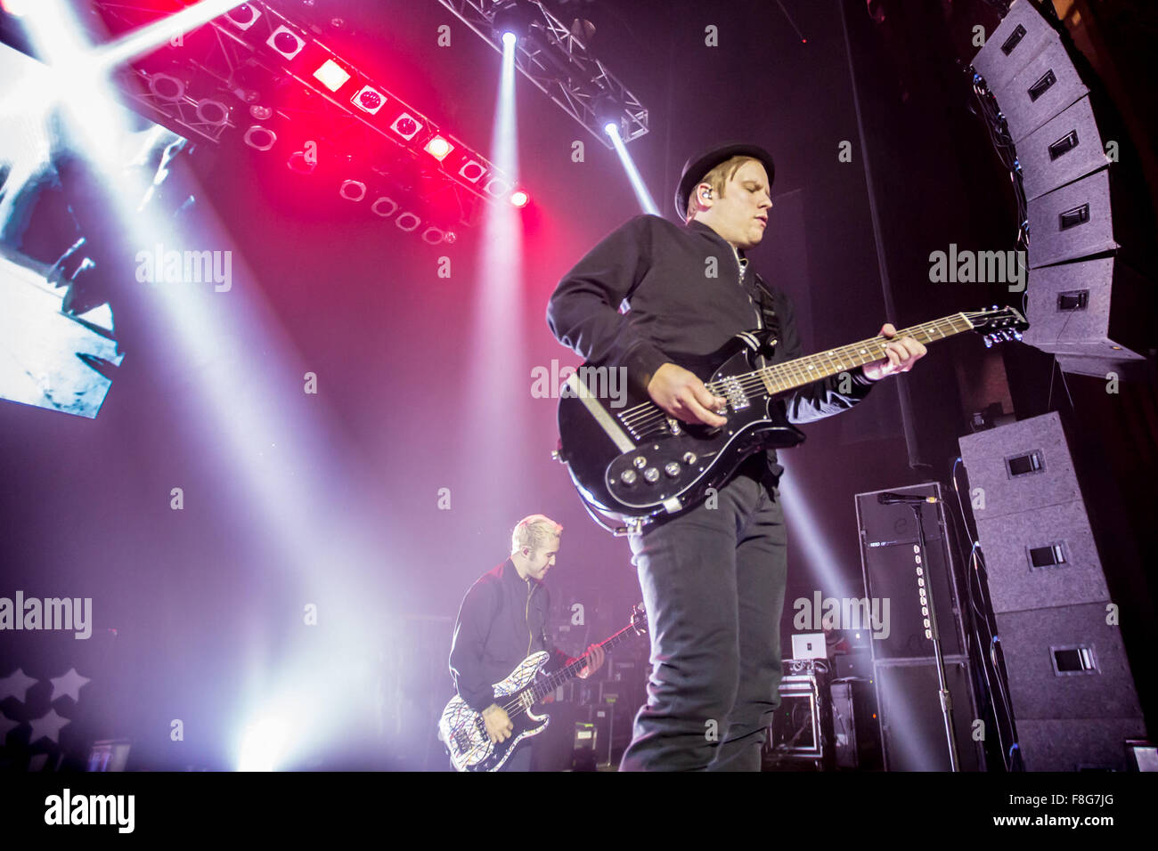 Detroit, Michigan, USA. 8th Dec, 2015. PATRICK STUMP of FALL OUT BOY ...