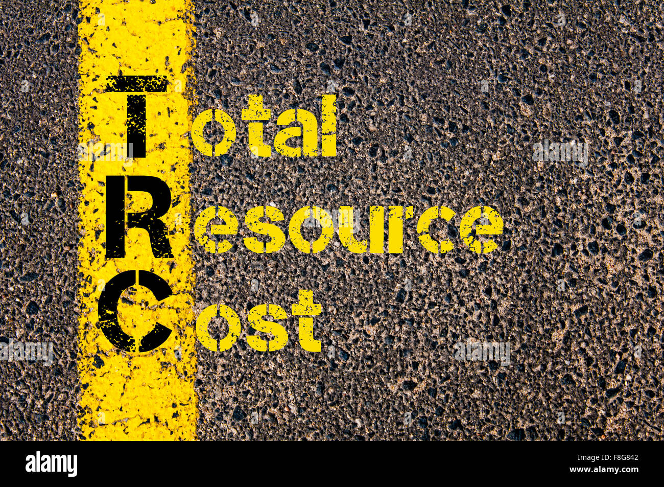 Concept image of Accounting Business Acronym TRC Total Resource Cost ...