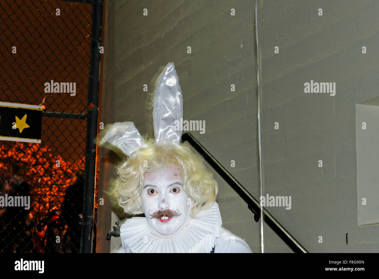 White rabbit, Parade of Lost Souls Festival 2014, Commercial Drive ...