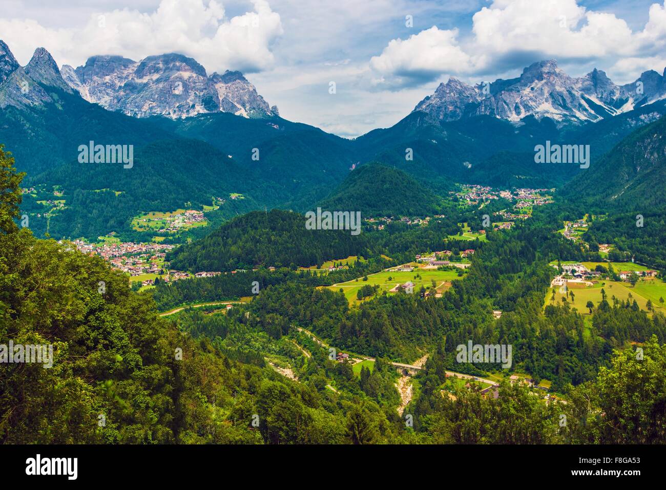 Italian Dolomites Living. Alpine Italian Villages. Dolomites Mountain ...