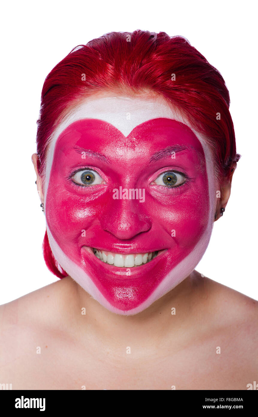Heart Face Paint Cheek