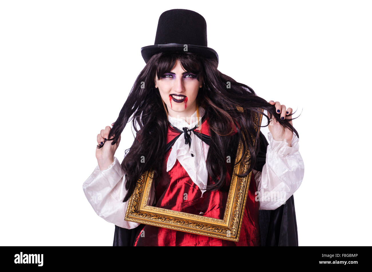 Satan halloween concept isolated on white Stock Photo - Alamy