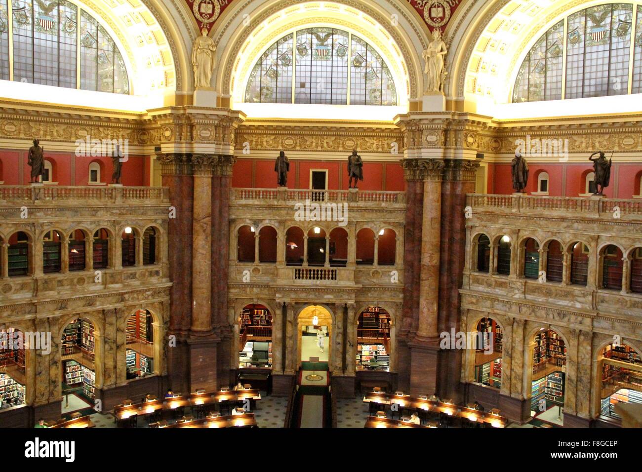 Main reading room library of congress hi-res stock photography and ...