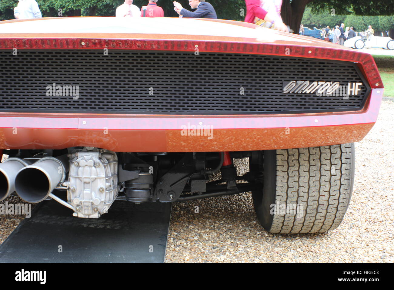 Lancia Stratos Zero Bertone Concept at the Concours of Elegance held at ...