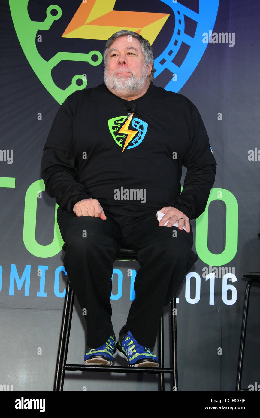 Apple co-founder Steve Wozniak attends a press conference to unveil the ...