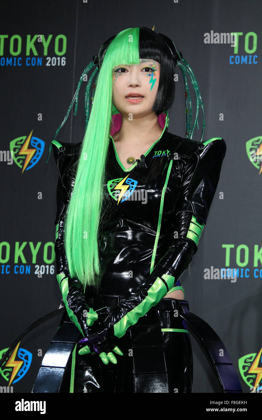 Japanese cosplayer Nekomu Otogi attends a press conference to unveil ...
