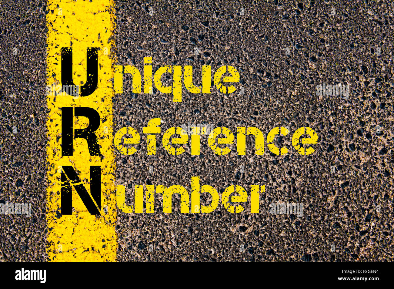 Concept image of Accounting Business Acronym URN Unique Reference ...