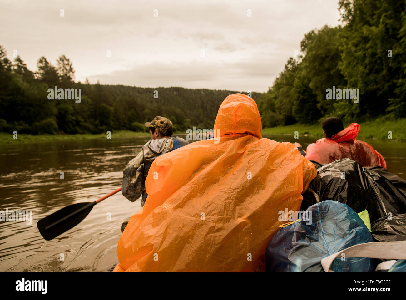 Women in poncho hi-res stock photography and images - Alamy