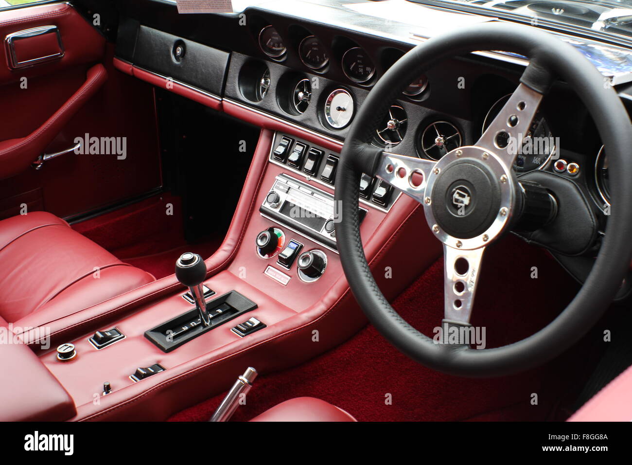 Jenson Interceptor III Interior Stock Photo - Alamy