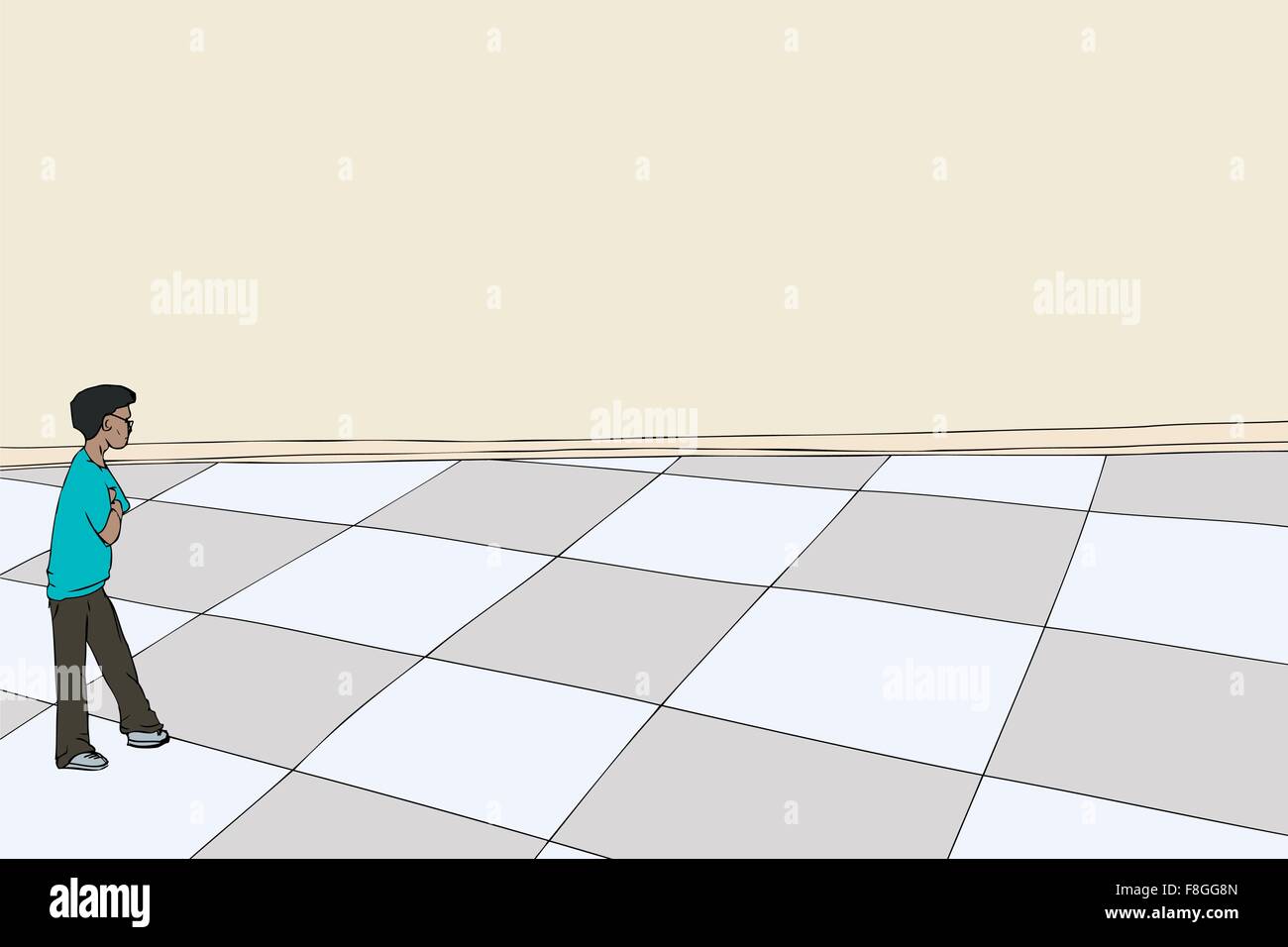 Floor looking Stock Vector Images - Alamy