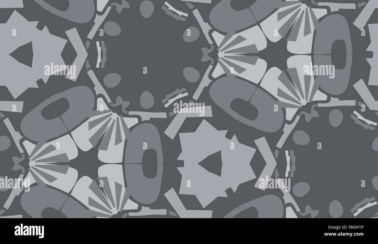 Repeating gray abstract shapes in repeating background pattern Stock ...