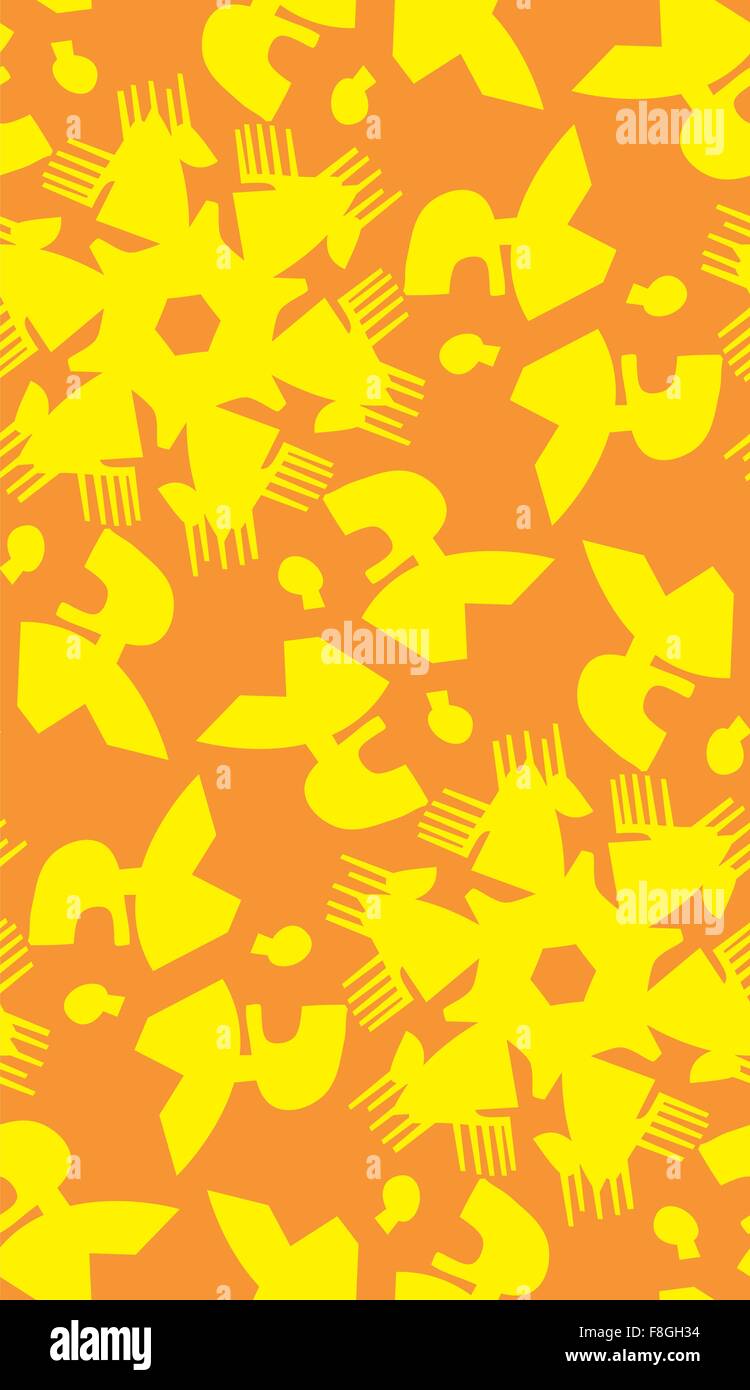 Seamless yellow background pattern of talking heads Stock Vector Image ...