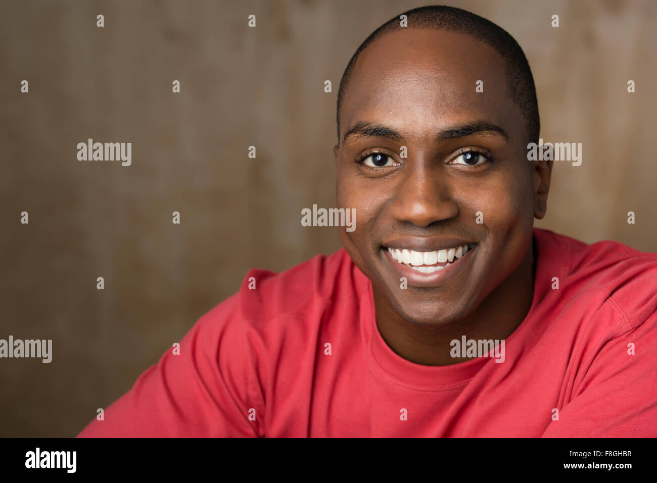 Black man smiling Stock Photo - Alamy