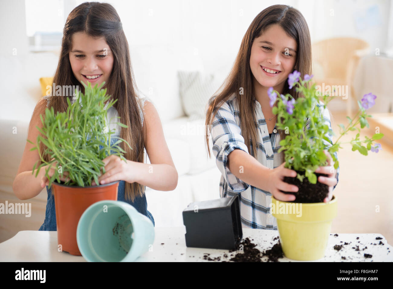 People gardening flower planting hi-res stock photography and images ...