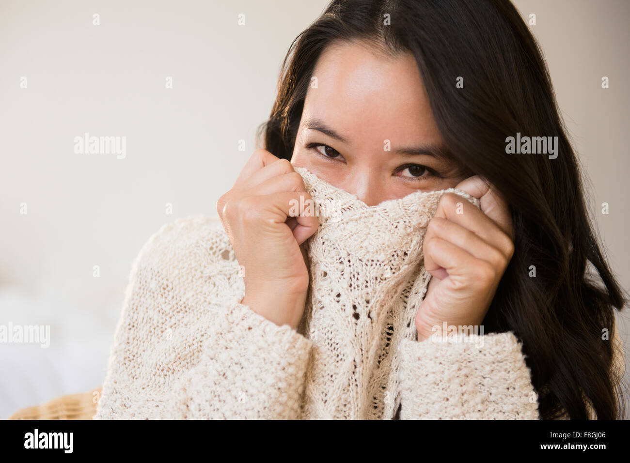 Peeking face hi-res stock photography and images - Alamy