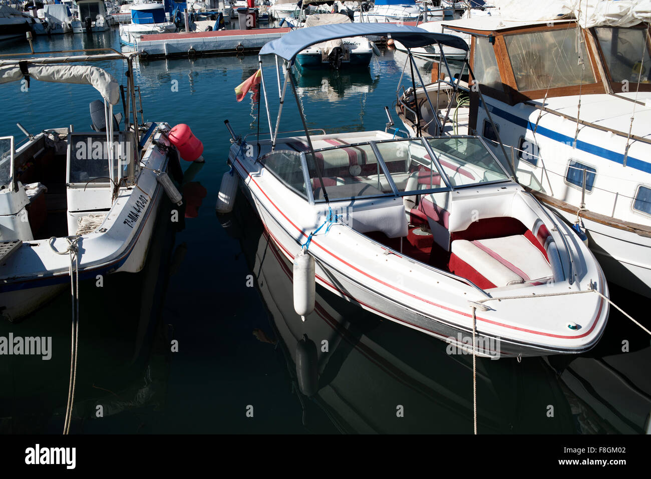 The magnificent Marina in Marbella on the Costa del Sol in Southern ...