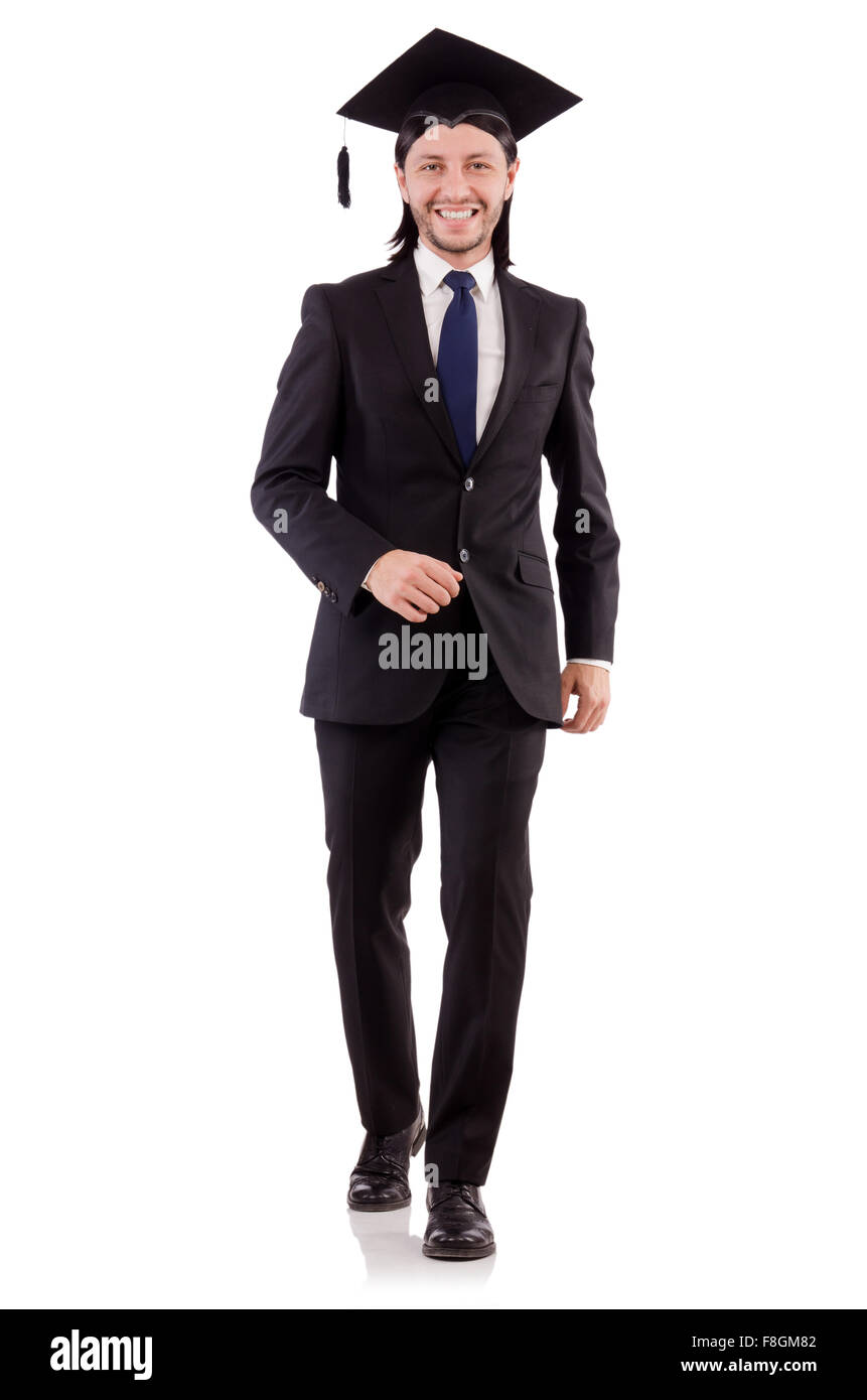 Student rushing to class uniform hi-res stock photography and images ...