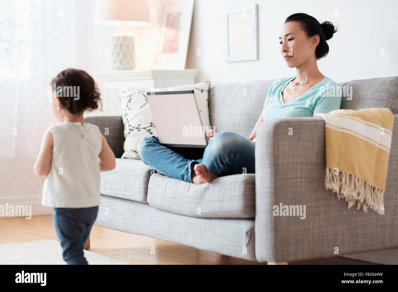 Mother ignoring child hi-res stock photography and images - Alamy