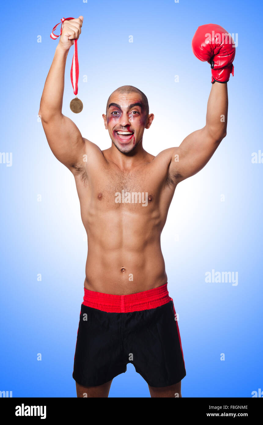 Bruised boxer hi-res stock photography and images - Alamy