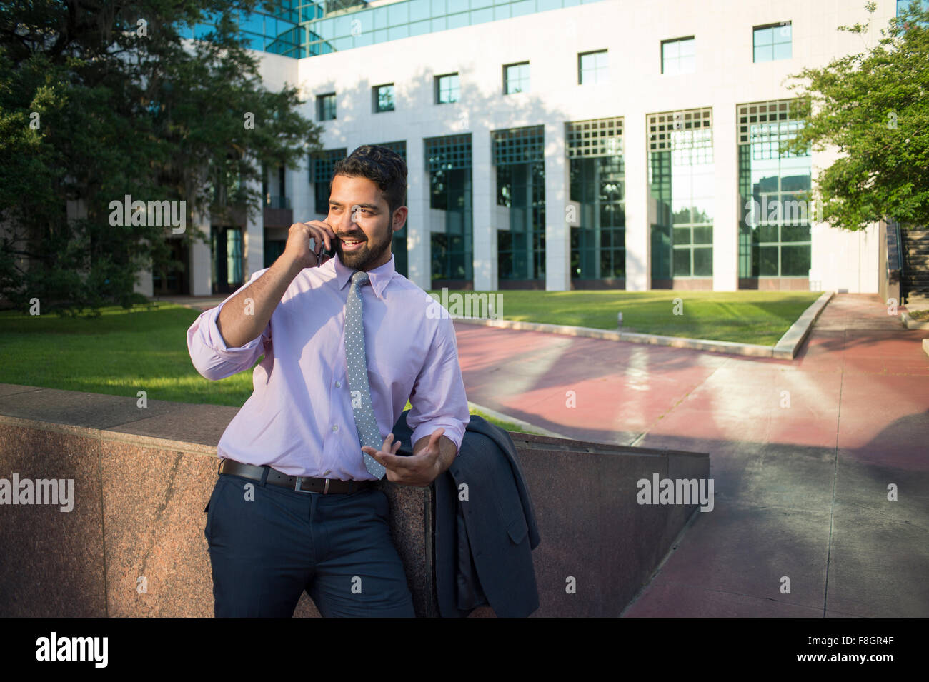 Indian man talking hi-res stock photography and images - Alamy