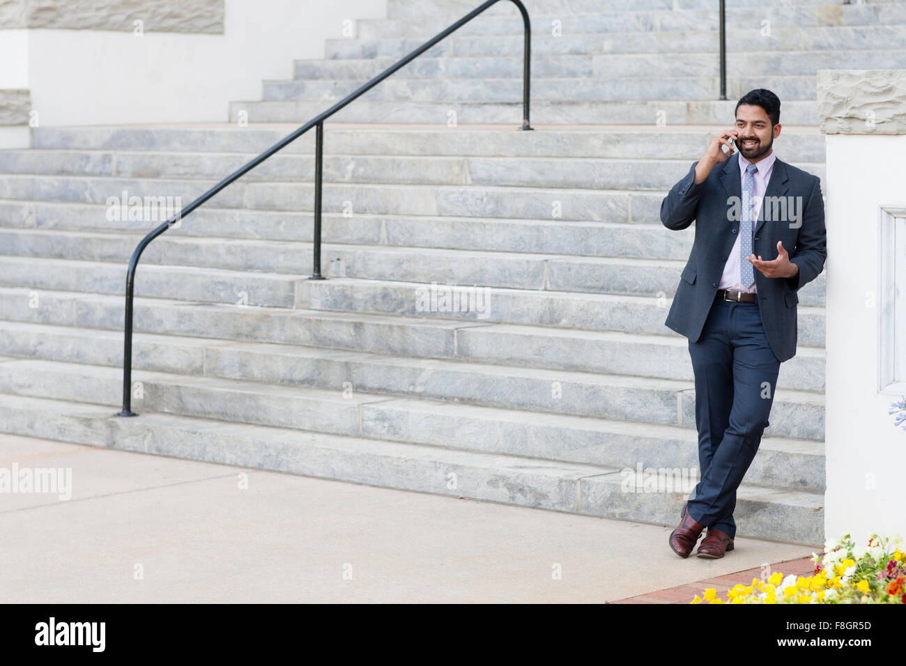 Indian man talking hi-res stock photography and images - Alamy