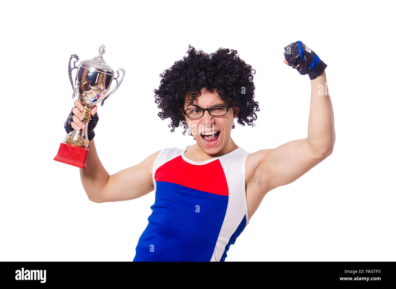 Funny trophy cup isolated hi-res stock photography and images - Alamy