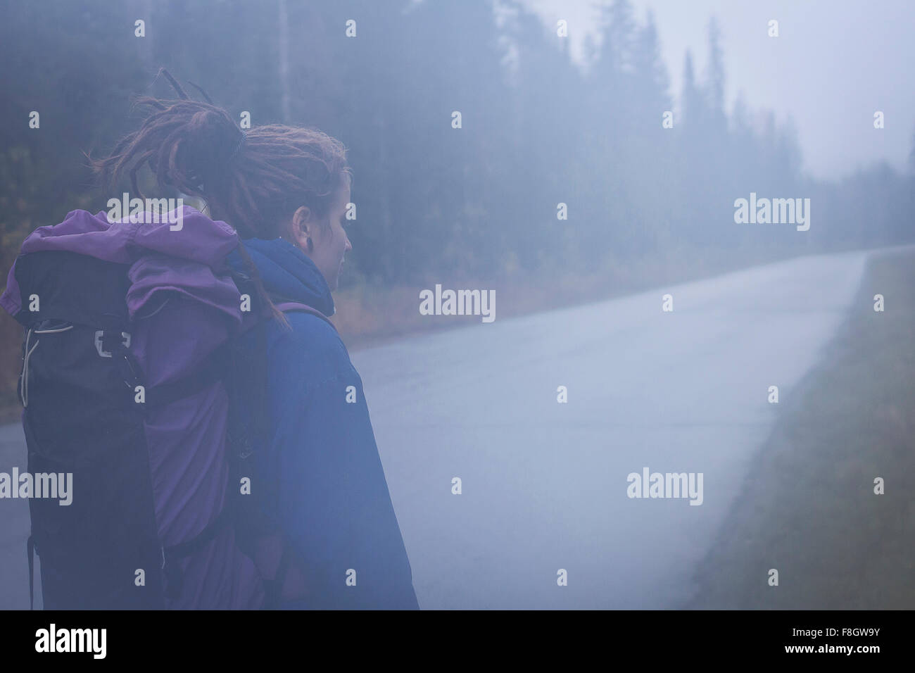 Remote hiking road hi-res stock photography and images - Alamy