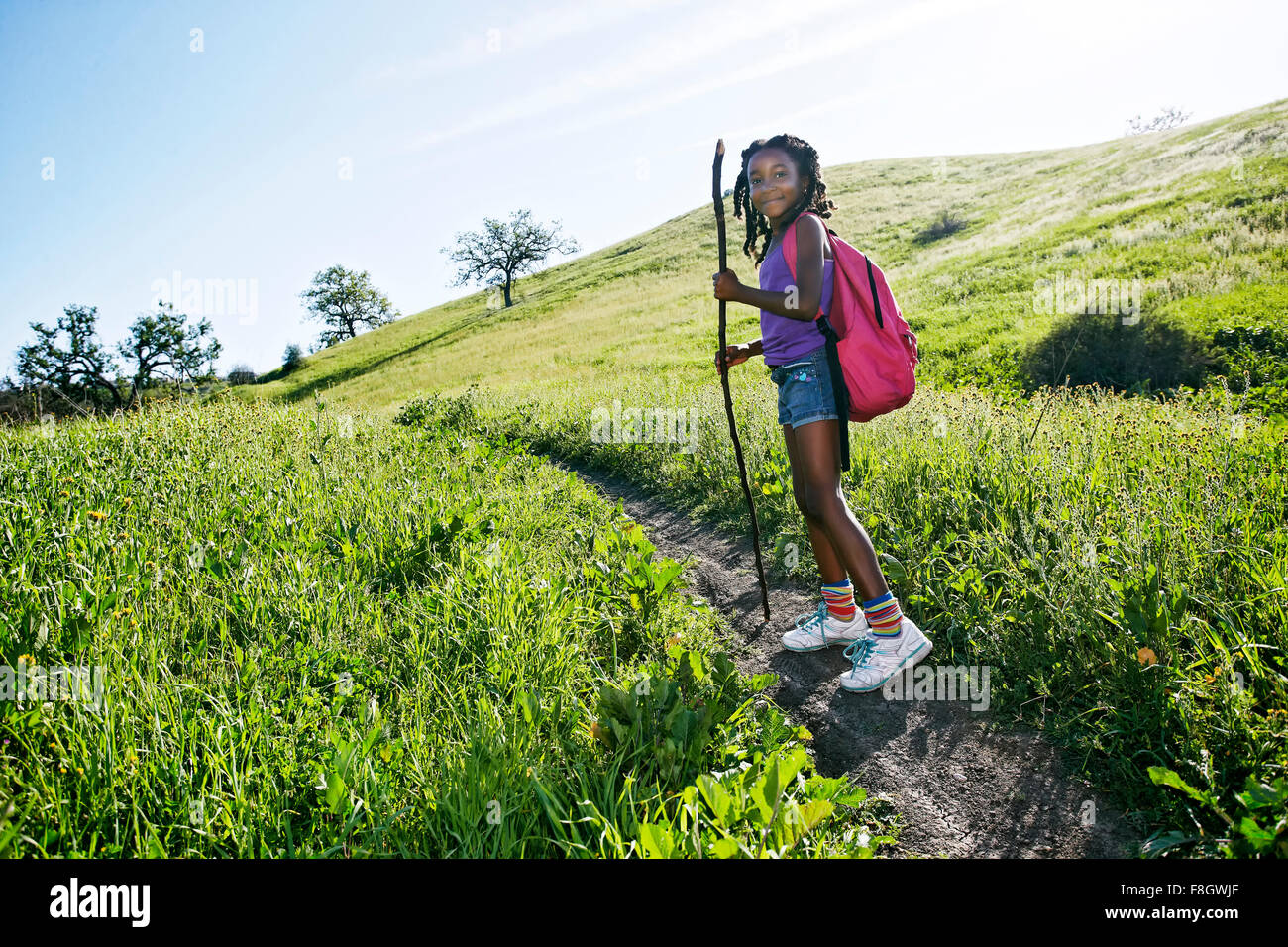 African american child walking hi-res stock photography and images - Alamy