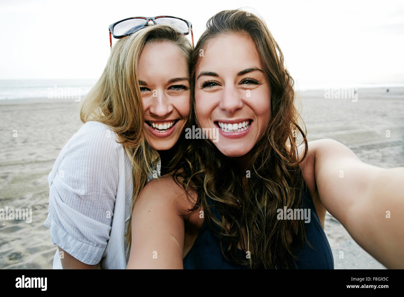 Portrait two women selfie closeup hi-res stock photography and images ...