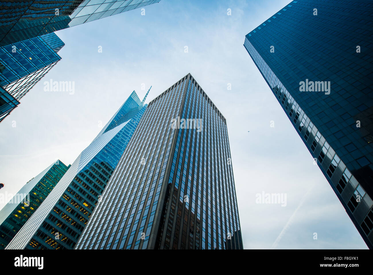 Tall skyscrapers shot with perspective Stock Photo - Alamy